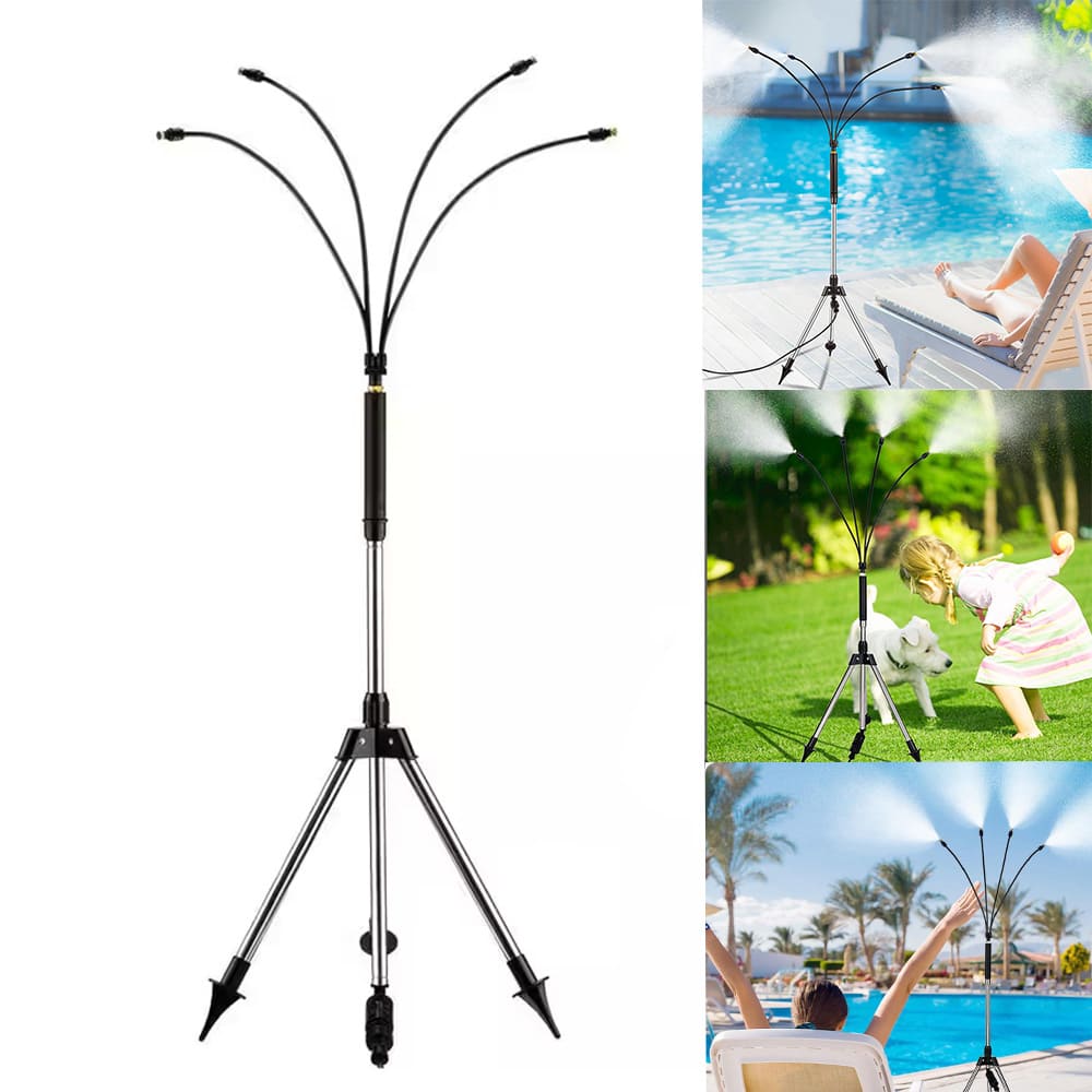 Portable Standing Misters for Outside Patio Adjustable Height – AxiaTool